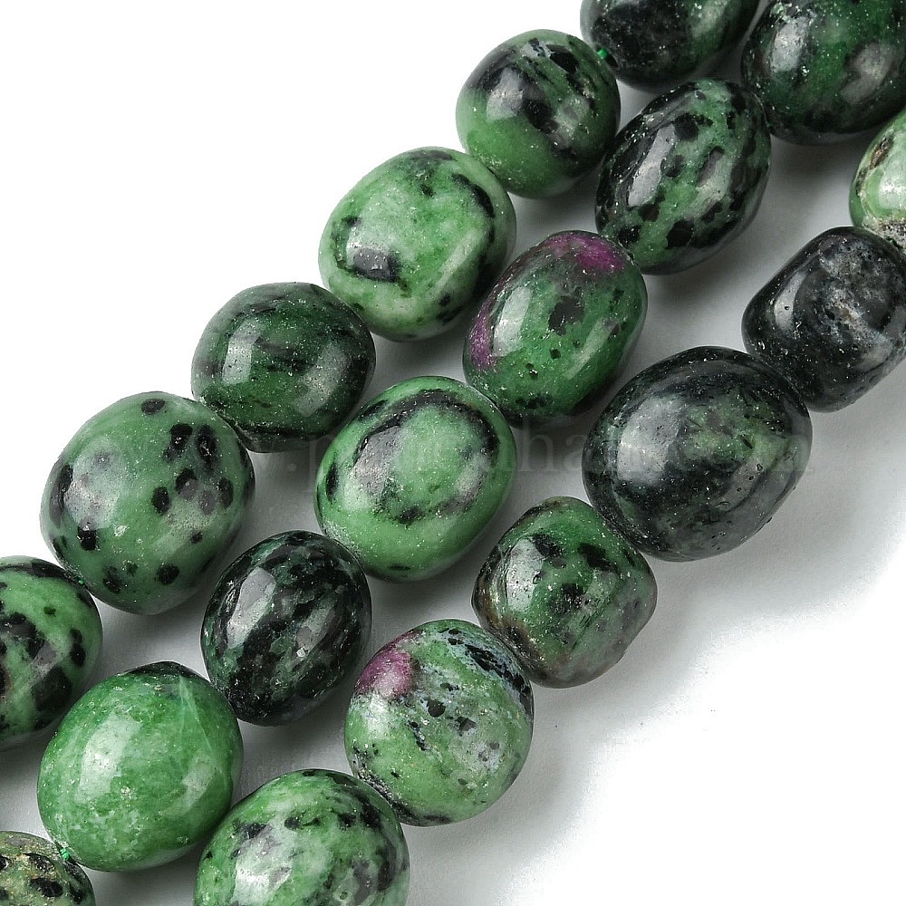 Wholesale Natural Ruby in Zoisite Beads Strands - Pandahall.com